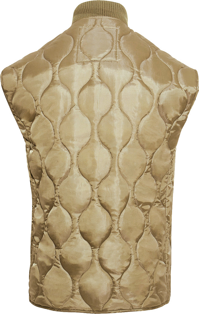 Coyote Brown - Quilted Woobie Vest - Galaxy Army Navy