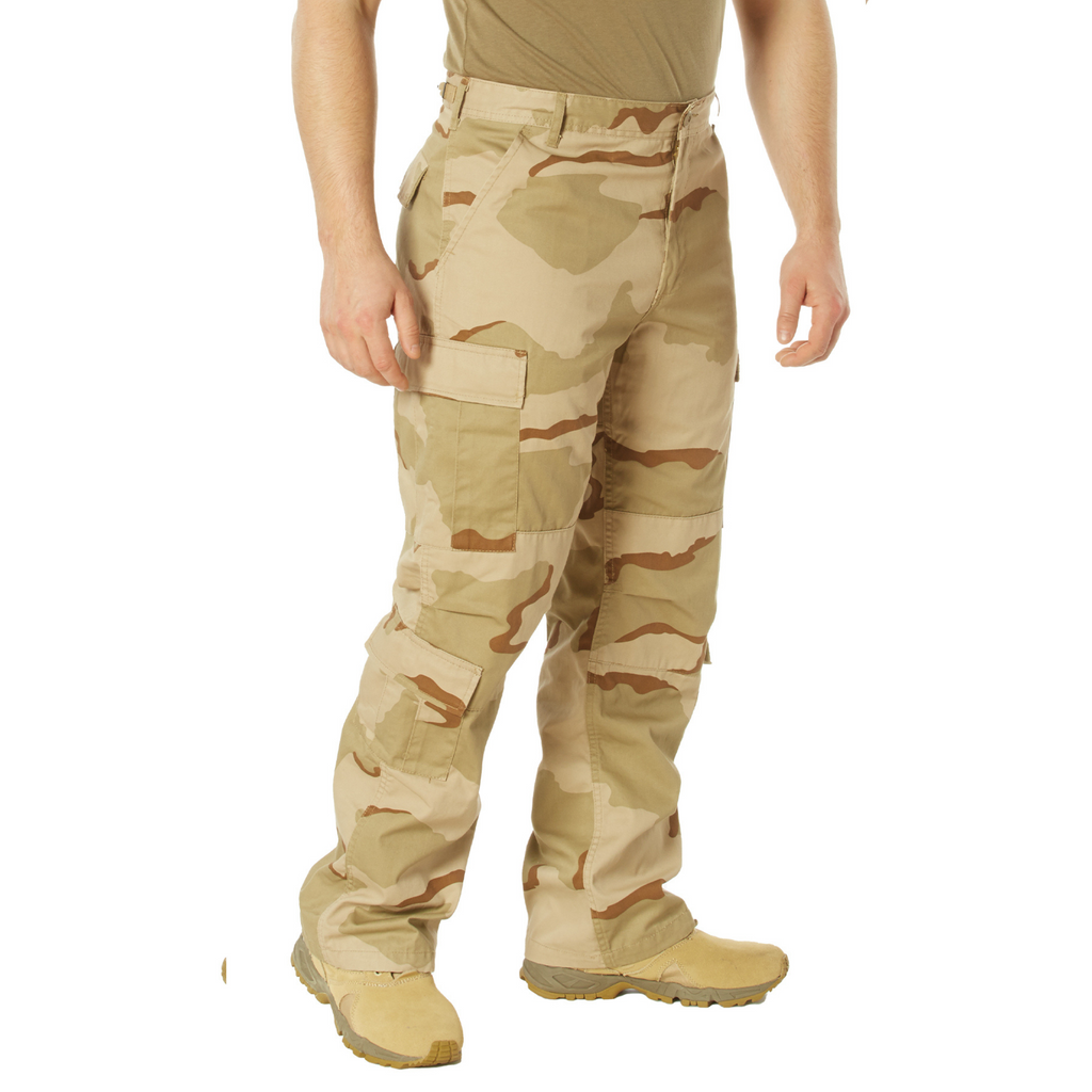 Tri-Color Desert Camouflage - Military Vintage Paratrooper Fatigues ...