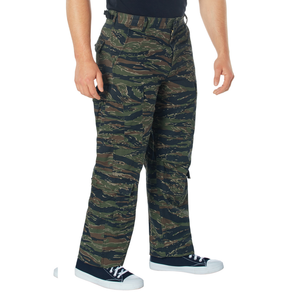 Tiger Stripe Camouflage - Military Vintage Paratrooper Fatigues ...