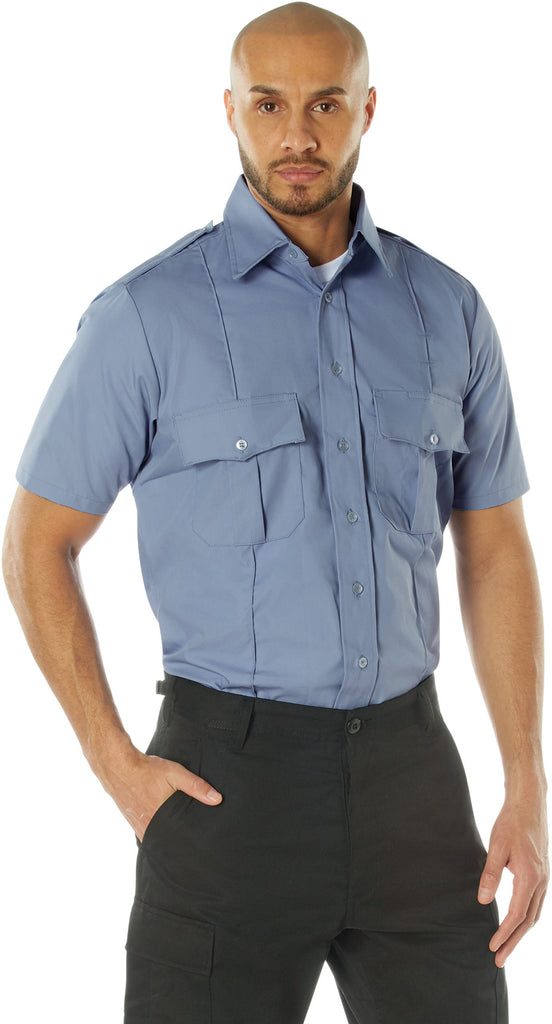Light Blue - Official Law Enforcement Uniform Shirt Short Sleeve ...