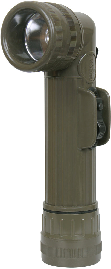 Olive Drab - Genuine GI Military D-Cell Anglehead Flashlight - USA Made ...