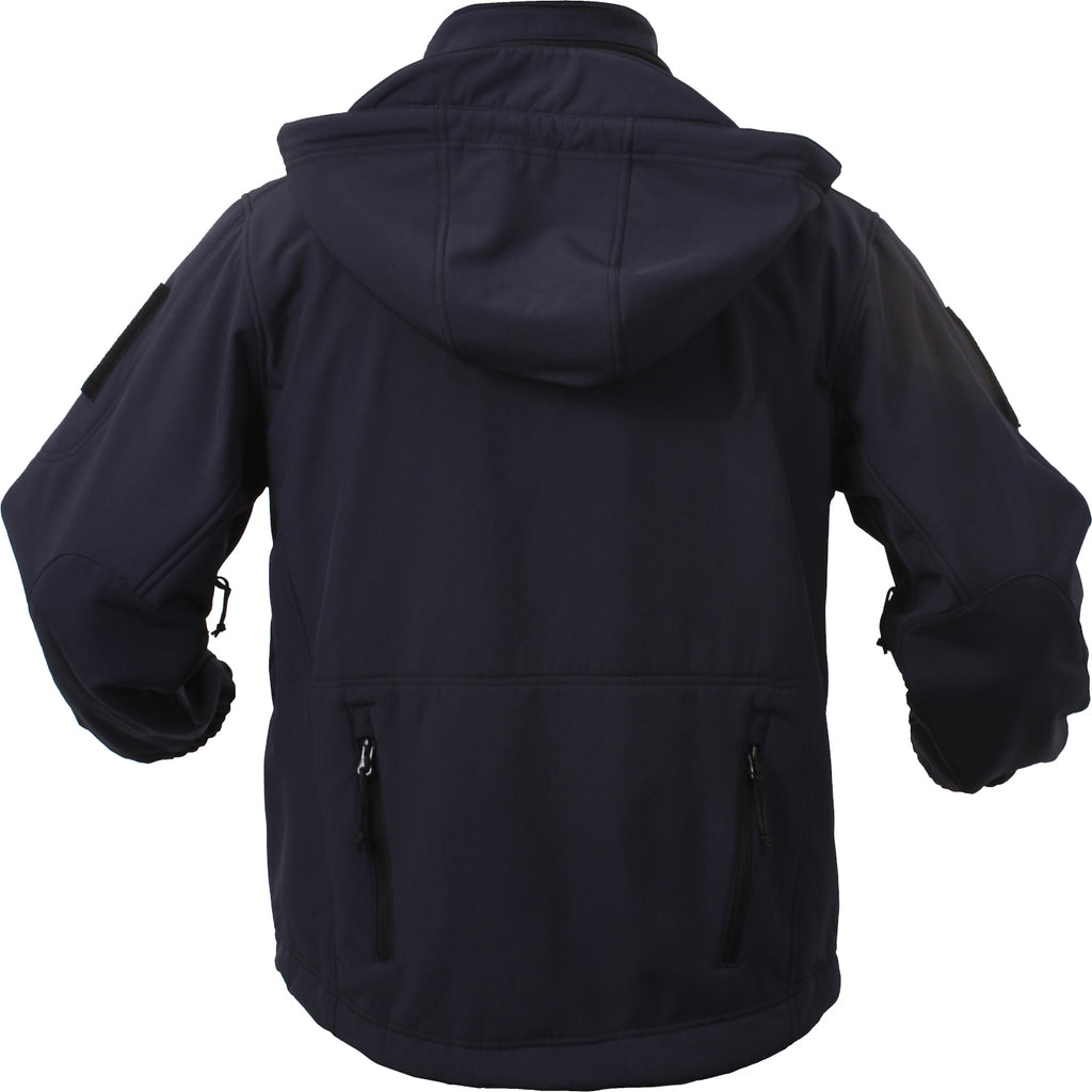 Navy Blue - Tactical Special Operations Soft Shell Jacket - Galaxy Army ...