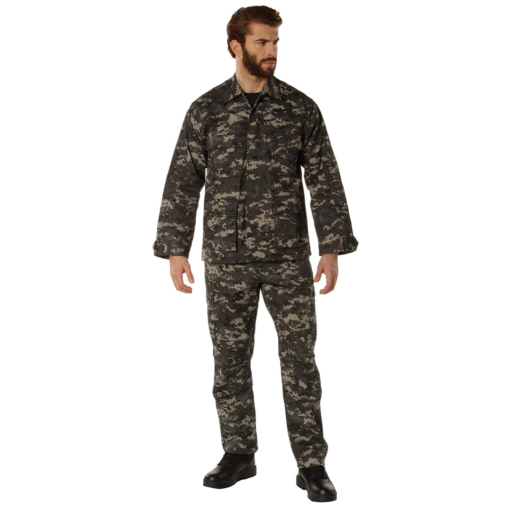 Subdued Urban Digital Camouflage - Tactical BDU Cargo Fatigues Uniform ...