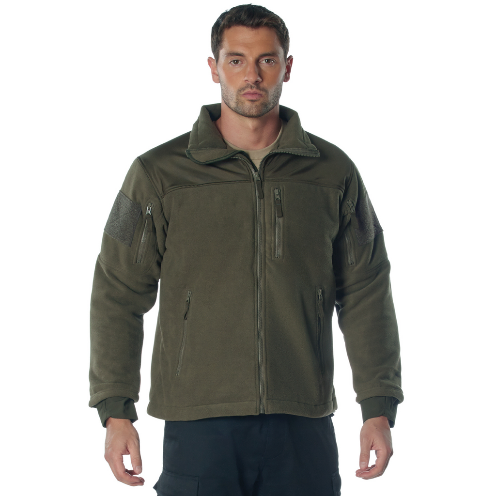 Olive Drab - Spec Ops Tactical Fleece Jacket - Galaxy Army Navy