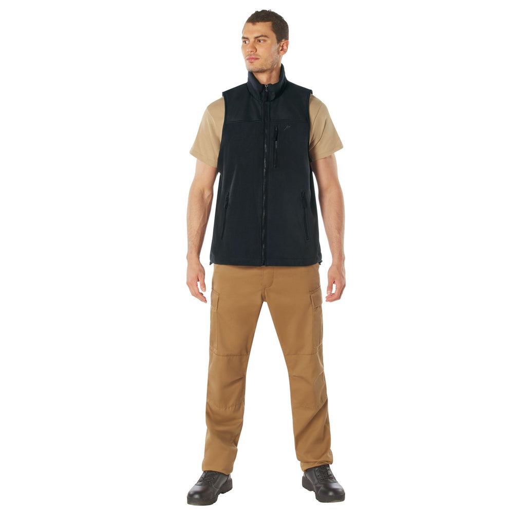 Midnight Navy Blue - Spec Ops Tactical Fleece Vest - Military tactical ...