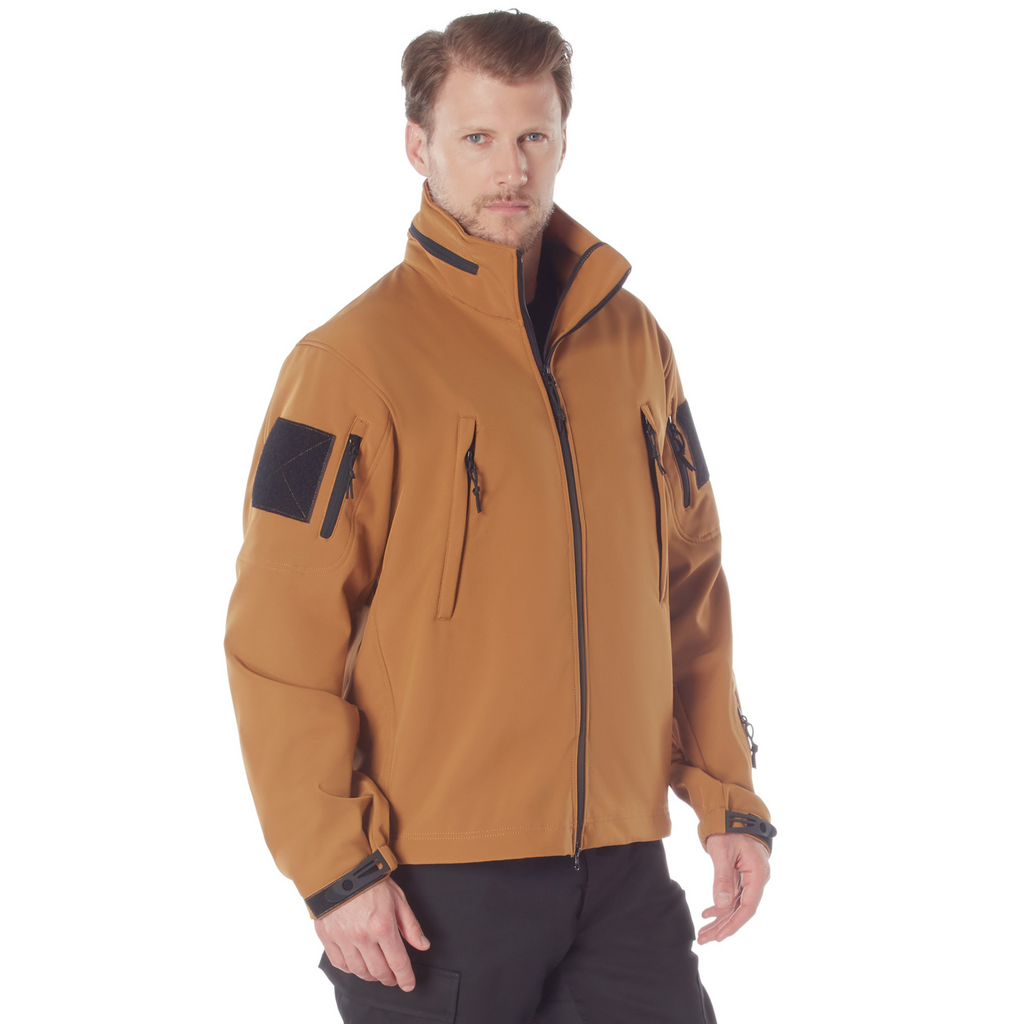 Work Brown - Tactical Special Operations Soft Shell Jacket - Galaxy ...