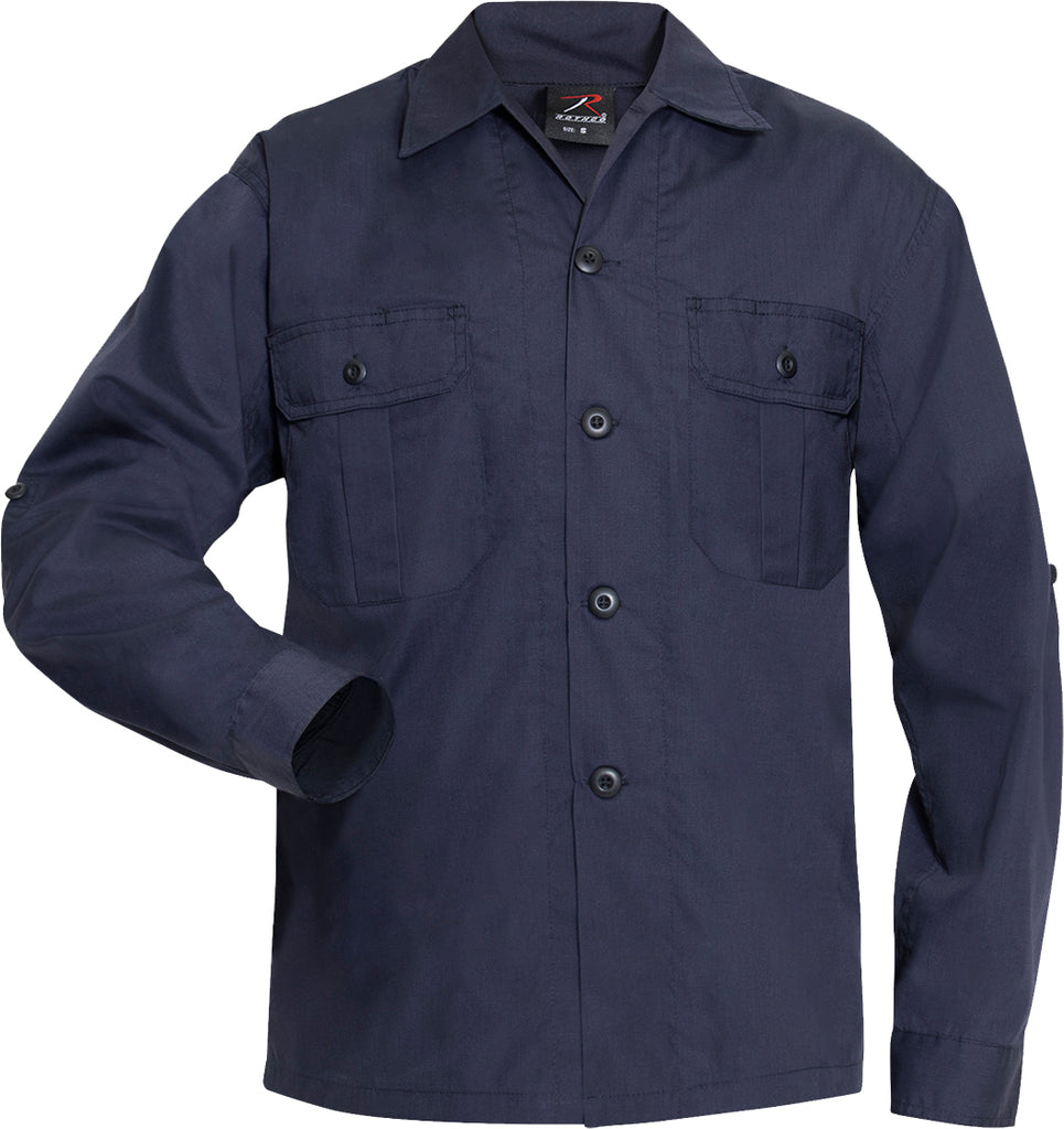 Midnight Navy Blue - Lightweight Tactical Shirt - Galaxy Army Navy