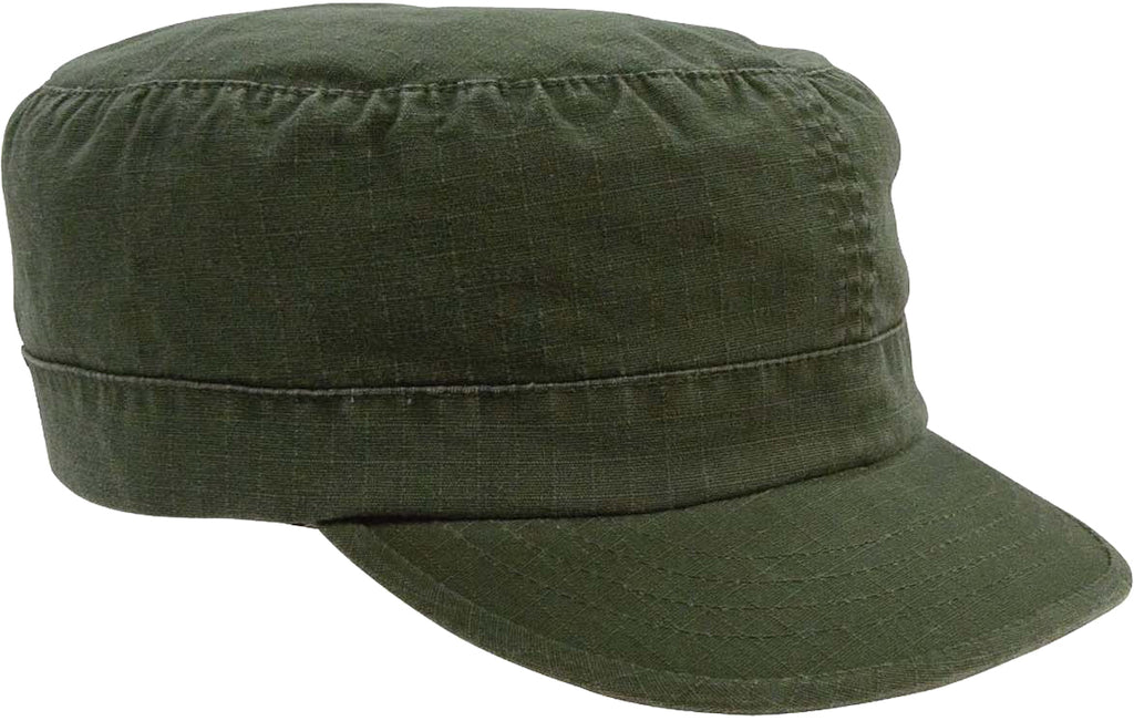 Olive Drab Women's Adjustable Vintage Fatigue Caps - Galaxy Army Navy