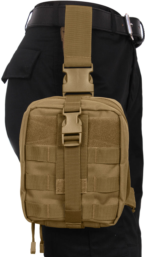 Coyote Brown - Drop Leg Medical Pouch - Galaxy Army Navy