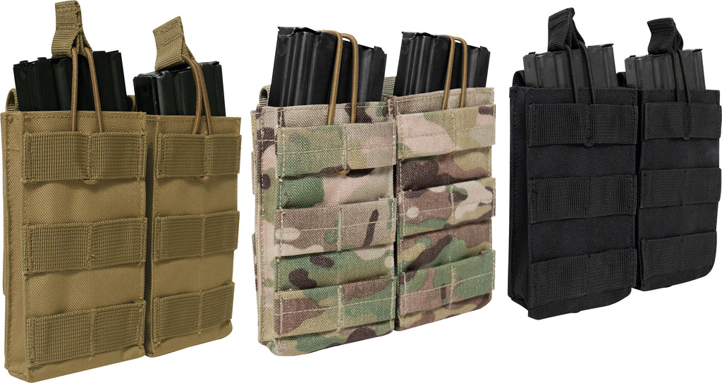 MOLLE Open Top Double Mag Pouch - Galaxy Army Navy