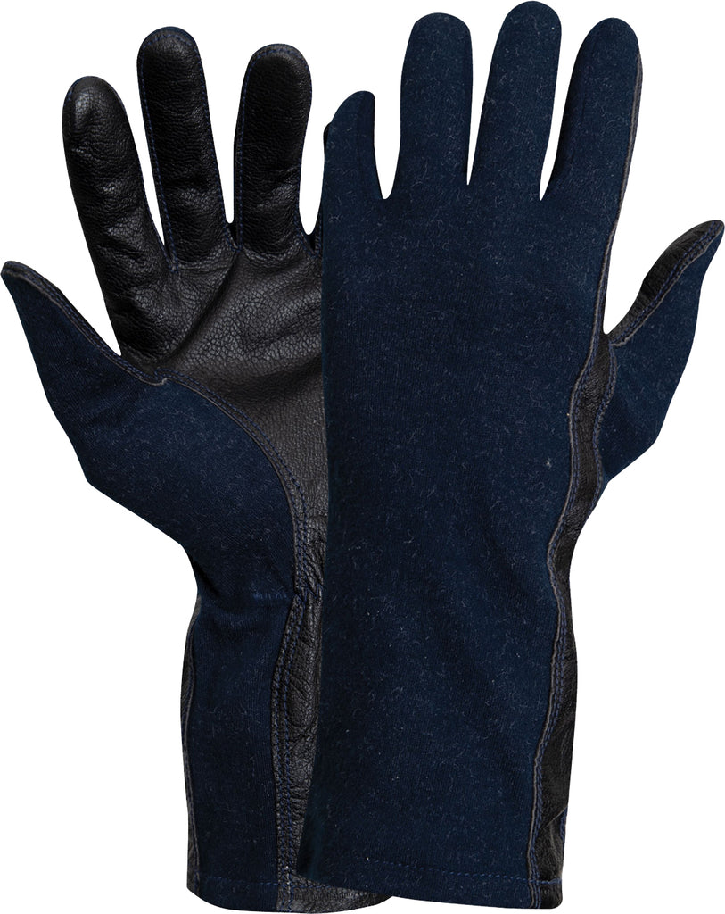 Midnight Navy Blue G.I. Nomex Flight Gloves - Galaxy Army Navy