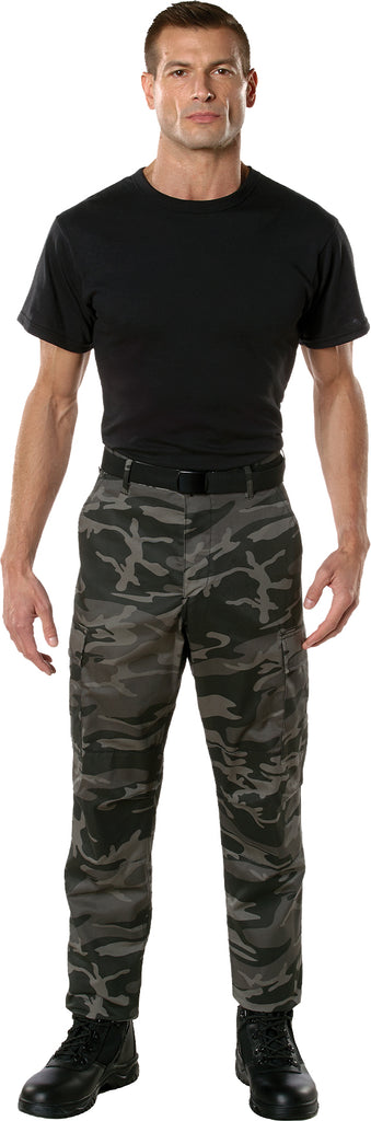 Black Camouflage - Color Camo Tactical BDU Pants - Poly Cotton Twill ...