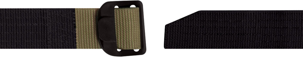 Black & Coyote Reversible Airport Friendly Riggers Belt - Galaxy Army Navy