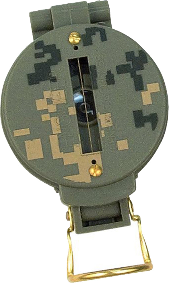 Woodland Camo Lensatic Camo Compass - Galaxy Army Navy