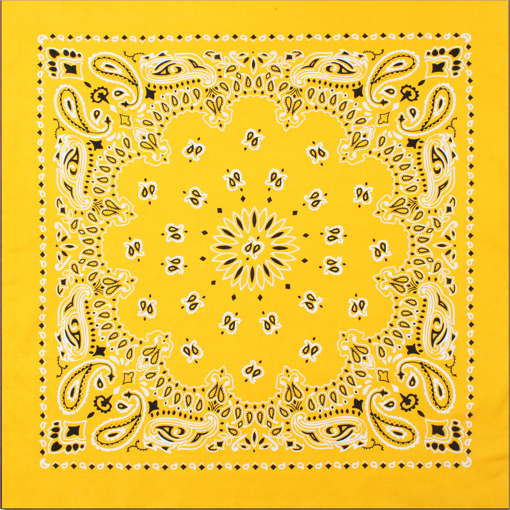 Yellow Trainmen Jumbo Bandana 27 in. x 27 in. - Galaxy Army Navy