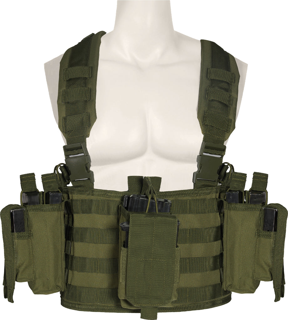 Olive Drab Operators Tactical Chest Rig - Galaxy Army Navy