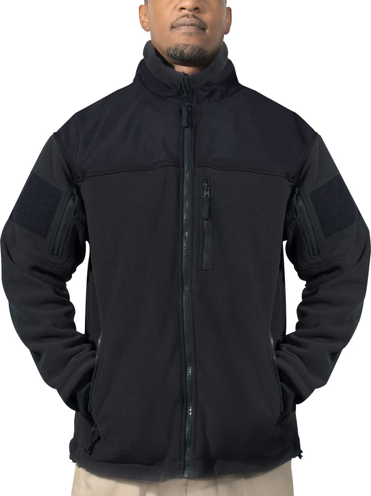 Midnight Navy Blue - Spec Ops Tactical Fleece Jacket - Galaxy Army Navy