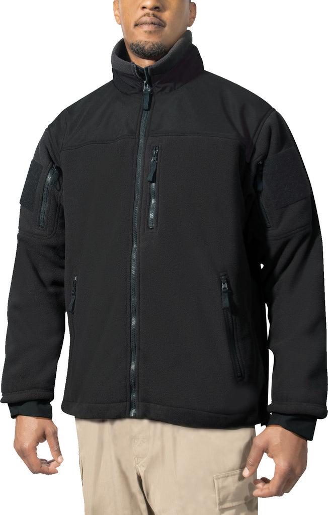 Midnight Navy Blue - Spec Ops Tactical Fleece Jacket - Galaxy Army Navy