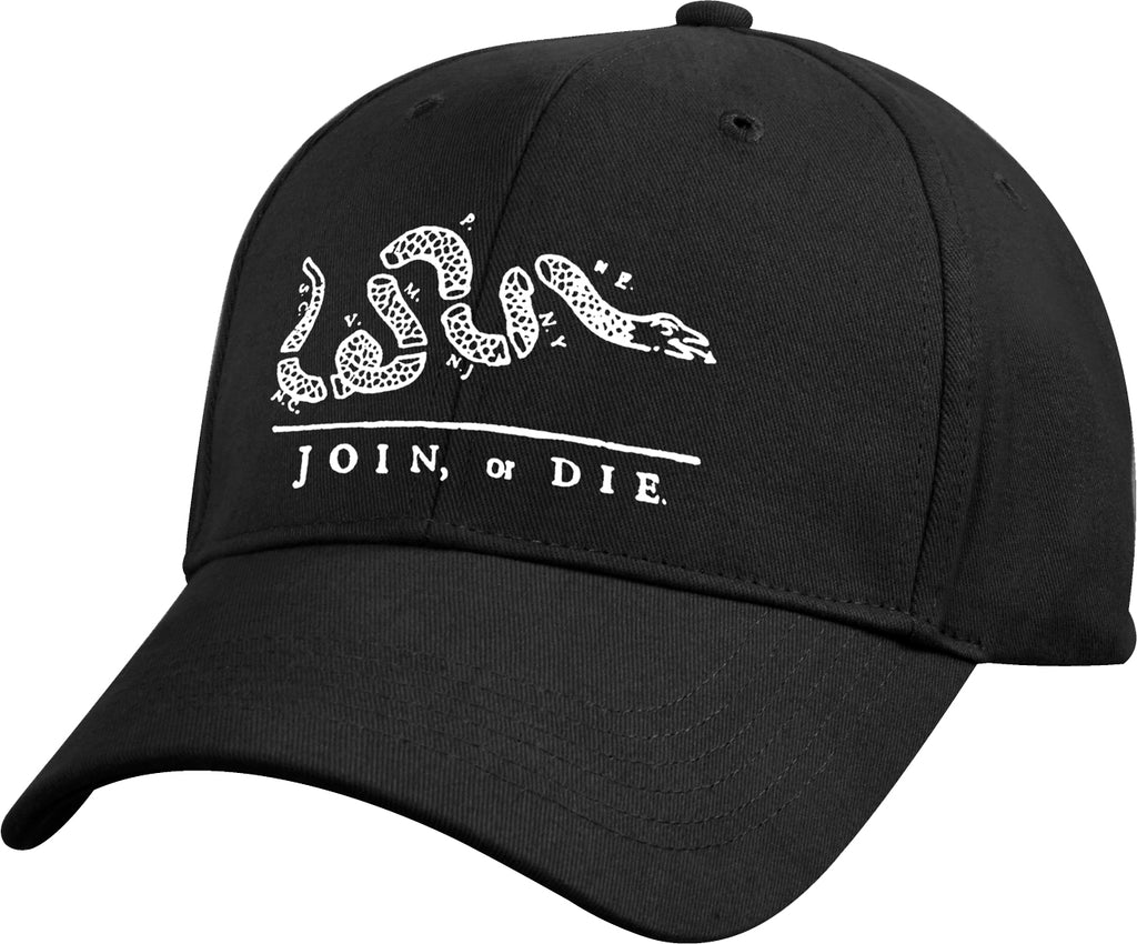 Black - Join or Die Deluxe Low Profile Cap - Galaxy Army Navy