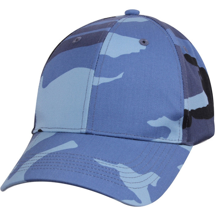 Sky Blue Camouflage - Military Low Profile Adjustable Baseball Cap ...