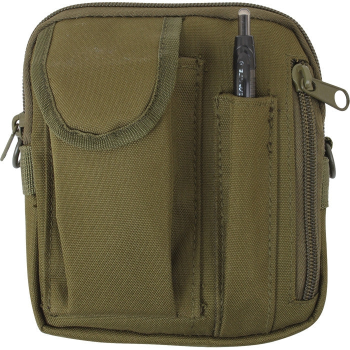 Olive Drab - Tactical MOLLE Military Excursion Organizer Shoulder Bag ...