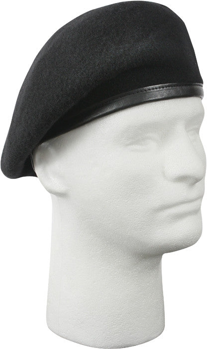 Black - Inspection Ready Military Beret - Galaxy Army Navy
