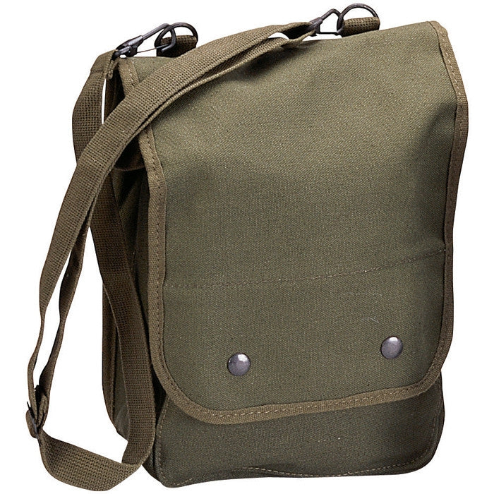 Olive Drab - Military Map Case Shoulder Bag - Galaxy Army Navy