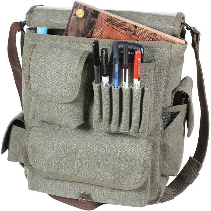 Vintage Olive Drab - Vintage Canvas M-51 Engineers Field Journey Bag ...