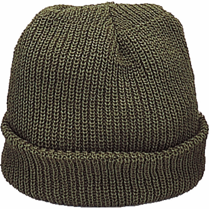 Olive Drab Military Watch Cap - Acrylic USA Made - Galaxy Army Navy