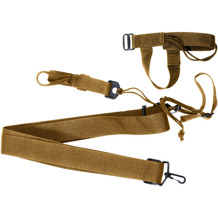 Coyote Brown - Military Style 3-Point Rifle Sling - Galaxy Army Navy