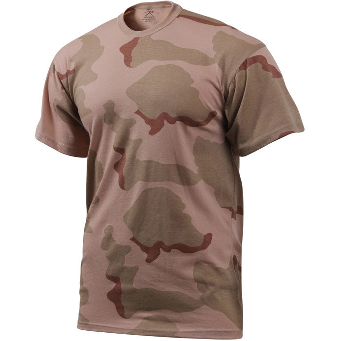 Tri-Color Desert Camouflage - Military T-Shirt - Galaxy Army Navy