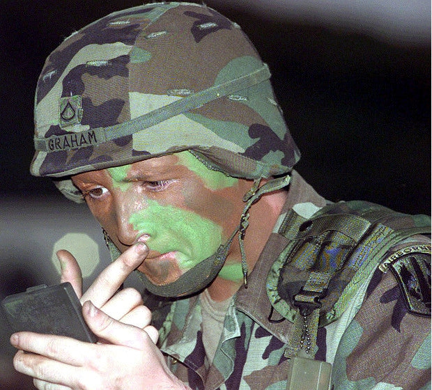 Military GI Style All-Purpose Camouflage Compact Face Paint 5 Color ...