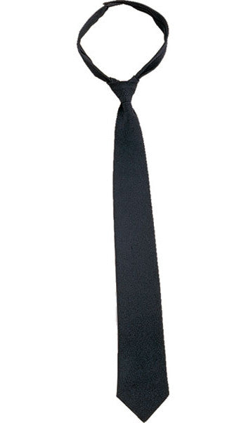 Black - Official Police Security Velcro Necktie - Galaxy Army Navy