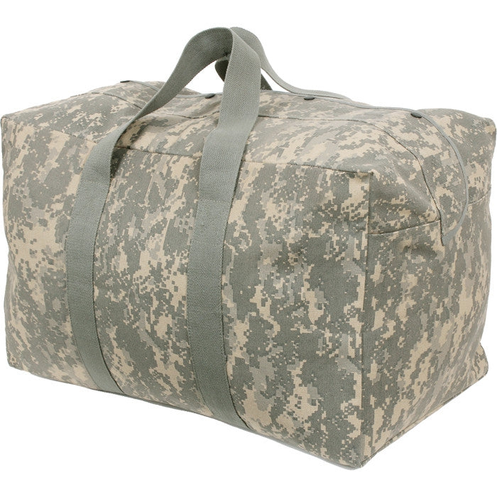 ACU Digital Camouflage - Canvas Parachute Cargo Bag Extra Large Duffle ...