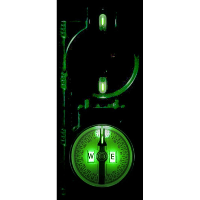 Olive Drab - Government Issued Special Lensatic Tritium Compass Glow-in ...