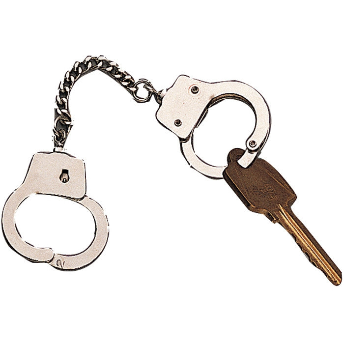 Chrome - Mini Handcuff Key Ring - Galaxy Army Navy