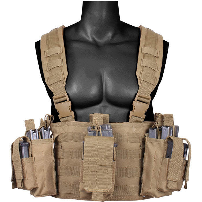 Operators Tactical Chest Rig Coyote Brown - Galaxy Army Navy