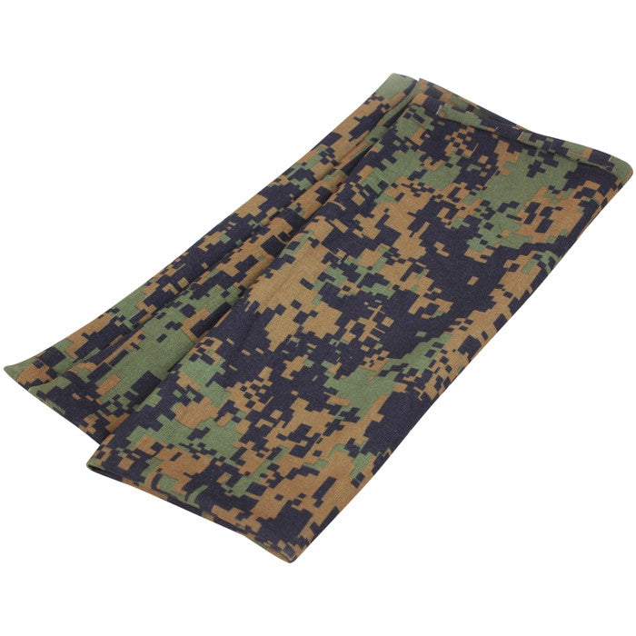 Digital Woodland Camouflage - Multi Use Tactical Wrap - Galaxy Army Navy