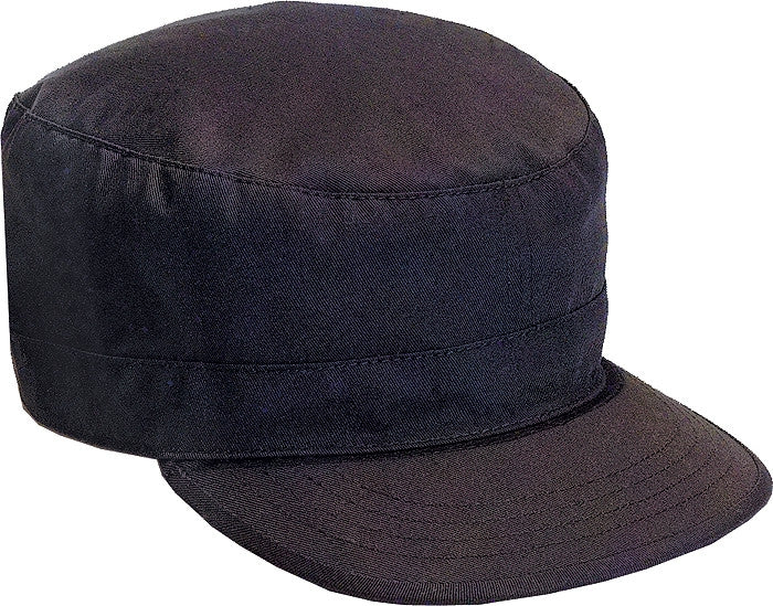 Black - Adjustable Fatigue Cap - Polyester Cotton - Galaxy Army Navy
