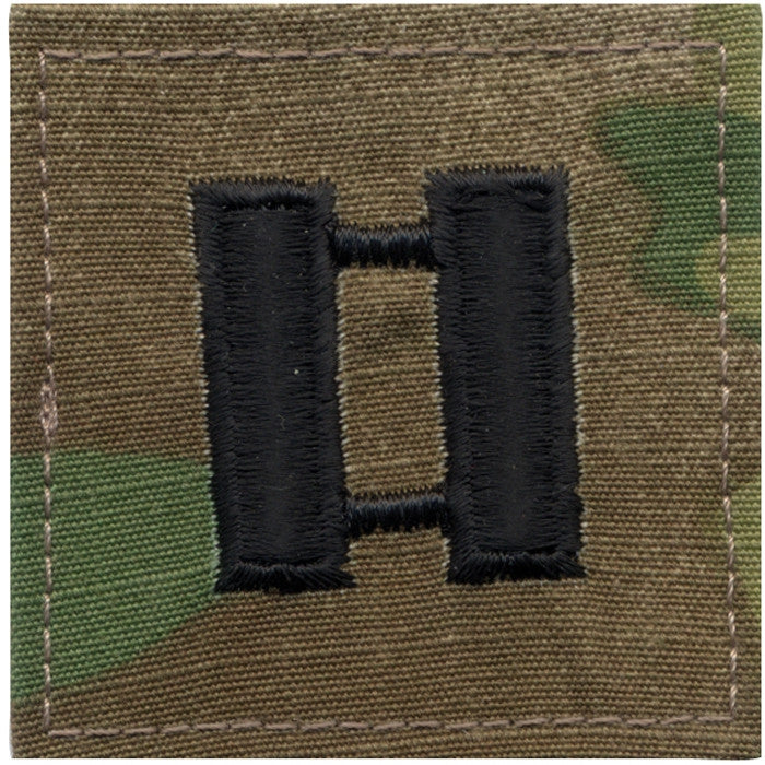 Multicam Camouflage - Military Captain Insignia Patch CPT - Galaxy Army ...